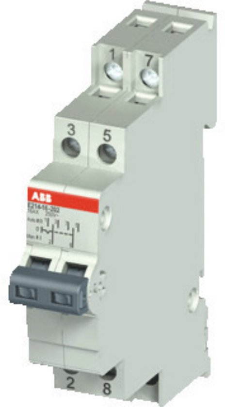 ABB E 214-25-002 ABB GROEP SCHAKELAAR 25A 2W (E214-25-202) | bol