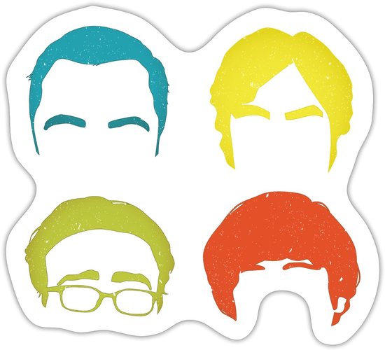 Spreadshirt The Big Bang Theory Slimme Jongens Pop Art Sticker | bol