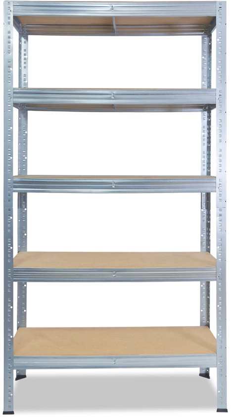 Shelfplaza PRO metalen stellingkast - 180x80x30 cm - verzinkt - 5 ...