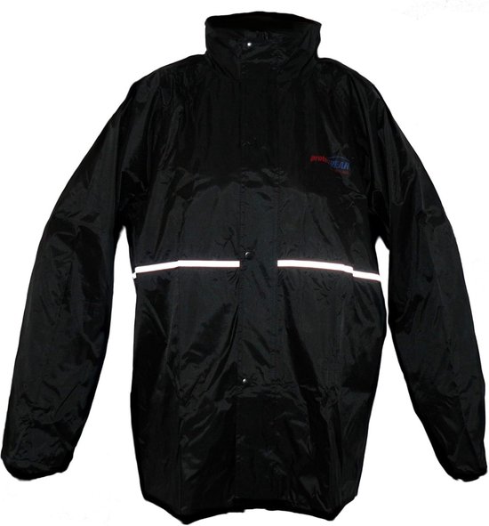 Waterdicht Motor Regenpak 2-Delig Zwart - Robuuste Regenkleding voor ...