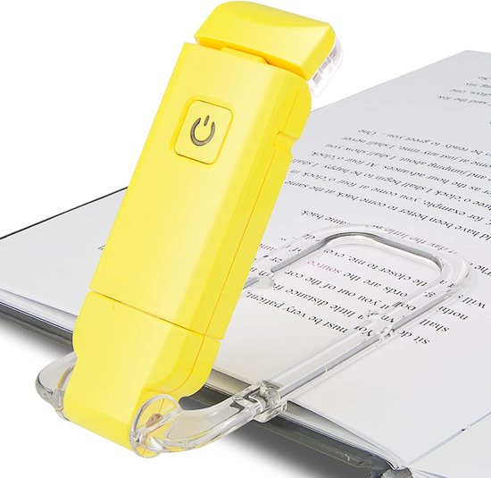 Mini LED-Leeslamp voor Boeken - 3 Helderheidsniveaus - USB-Oplaadbaar ...