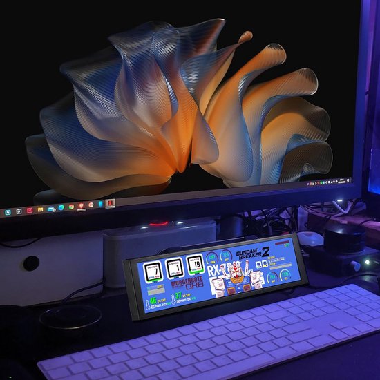 7,84 inch Mini Monitor HD IPS Secundair Display voor PC Bewaking | bol