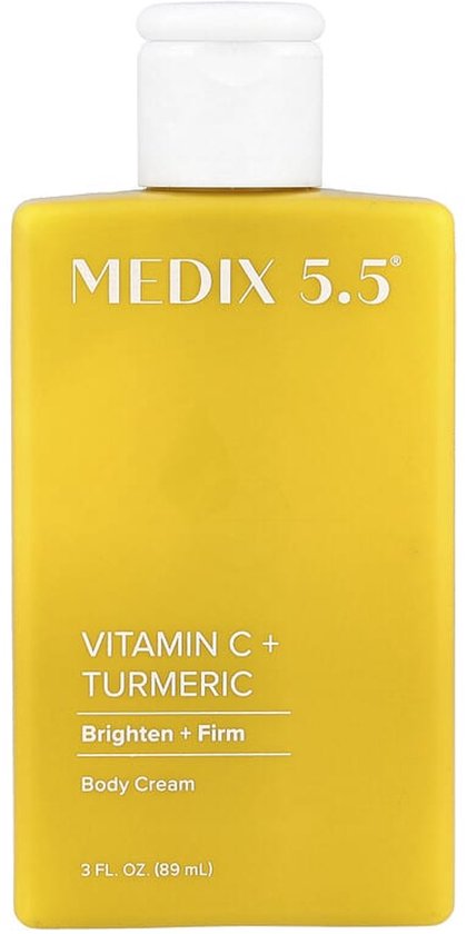 Medix 5.5, Body Cream, Vitamin C + Turmeric, 3 fl oz (89 ml) | bol