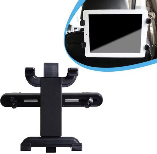 Auto Tablethouder - Tablet houder voor Hoofdsteun - Zwart - Kunststof ...