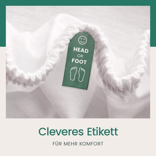 Hoeslaken 120x200 cm - 100% Katoen - Extra Zacht - Elastiek Rondom ...