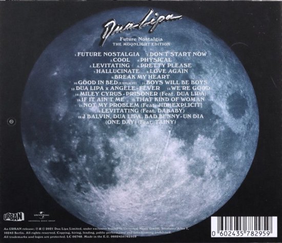 Dua Lipa - Future Nostalgia (CD), Dua Lipa | Muziek | bol