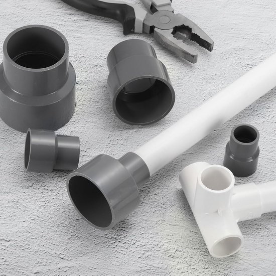 2x Verloopstuk Rechte PVC Buisverbinder 25mm naar 20mm - PVC ...