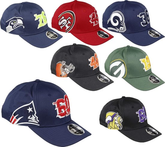 Verstelbare NFL American Football Petten Snapback Hoofddeksel Unisex | bol