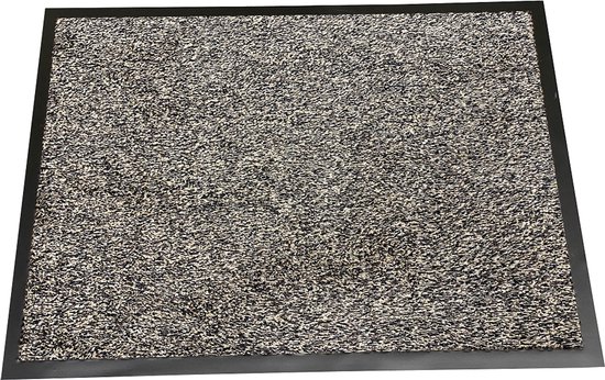 Droogloopmat 80 x 120 cm, bruin, wasbaar | bol