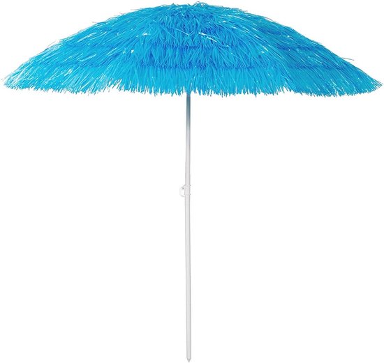 Ronde Strandscherm Parasol - Knikbaar Polyester Zonwering Ø 1,6 m ...