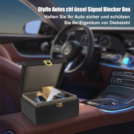 Keyless Go Faraday Box voor autosleutel en creditcard ...