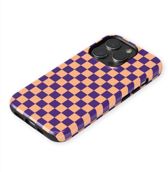 Mobiq - Tiny Squares Backcover met Magsafe geschikt voor iPhone 15 Pro ...