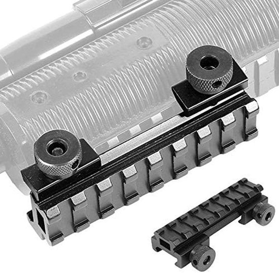 20 mm Picatinny Montage Rail Laag Profiel voor Richtkijkers en Optiek | bol