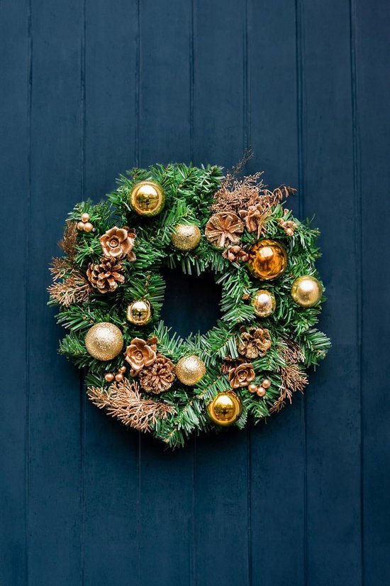 Realistische Besneeuwde Kerstslinger 180cm met Verlichting, Hulst ...