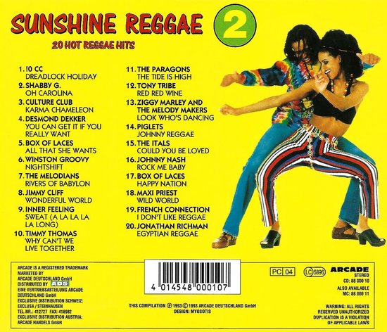 Sunshine Reggae 2, Various | Muziek | bol