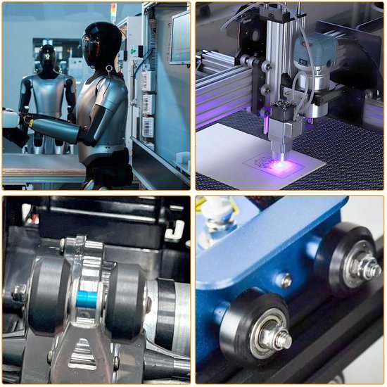 10x POM Rollagers 625ZZ voor 3D Printer Lineaire Rails - Passieve ...