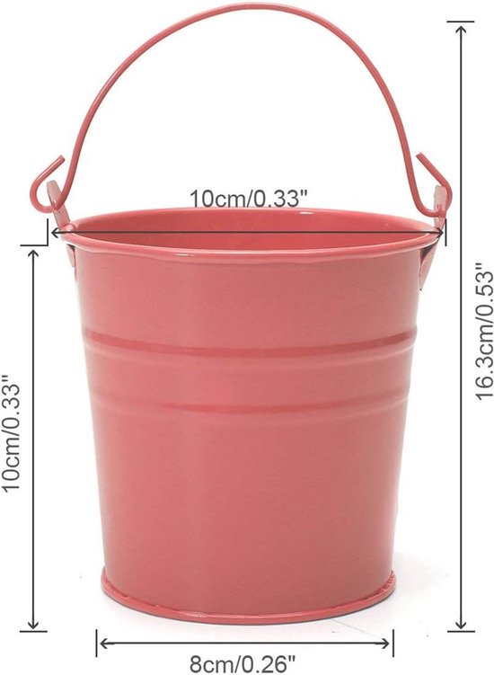 Dproptel All-in-1 Draagbare Bloem Potten, Zand emmer, Ijzer Opknoping ...