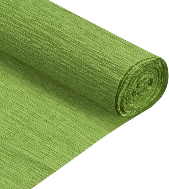 Grote Rol Crêpepapier Groen - 50 cm Breed Decoratie voor Feest ...