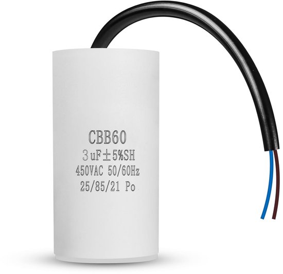 Startcondensator Motor 450V 3µF - Universele Elektromotor Condensator ...