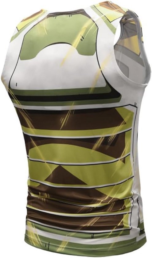 Heren Sport Tanktop met 3D Print - Sneldrogend Fitness en Gym Shirt ...