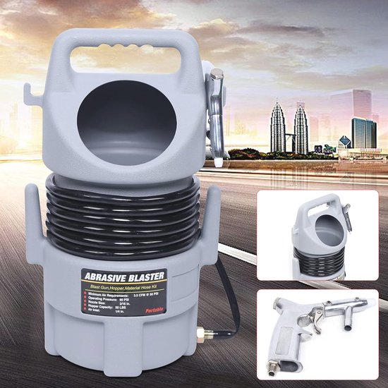 Mobiele zandstraalinstallatie voor professioneel gebruik ...