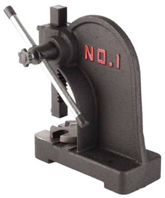 1T Manual Desktop Hand Punch Press Machine Metal Arbor Press Tools ...
