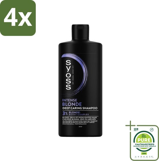 SYOSS - Blonde & Silver - Shampoo - Neutraliseert Geeltonen - 440ml ...