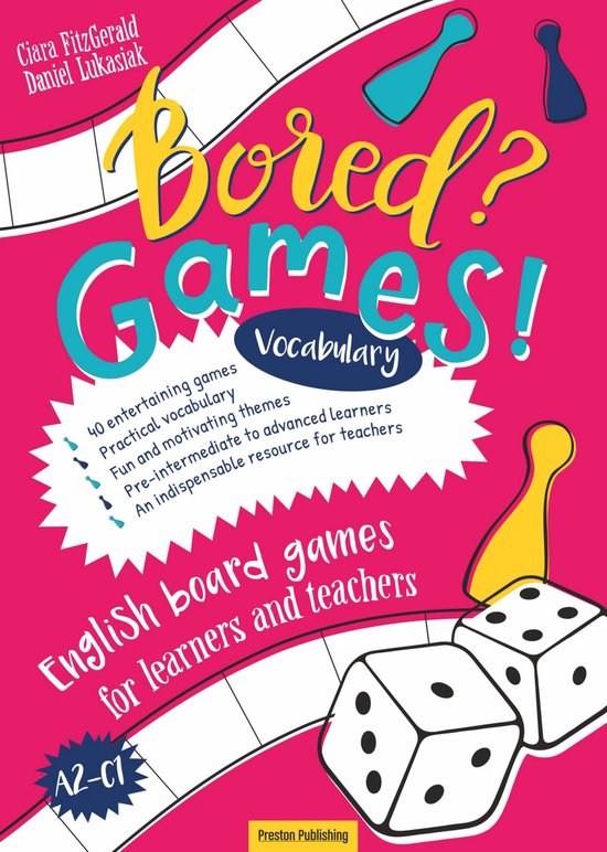Bored? Games! English board games for learners and teachers Vocabulary ...