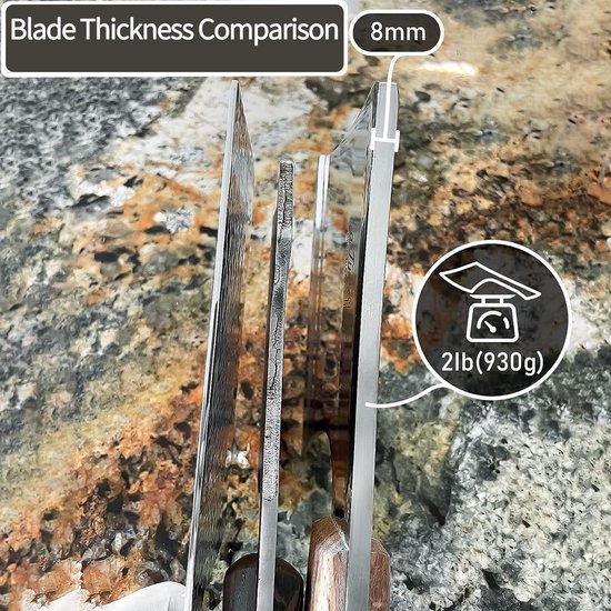 Professioneel Handgesmeed Slagersmes - Sterk Vleesmes voor Botten en ...