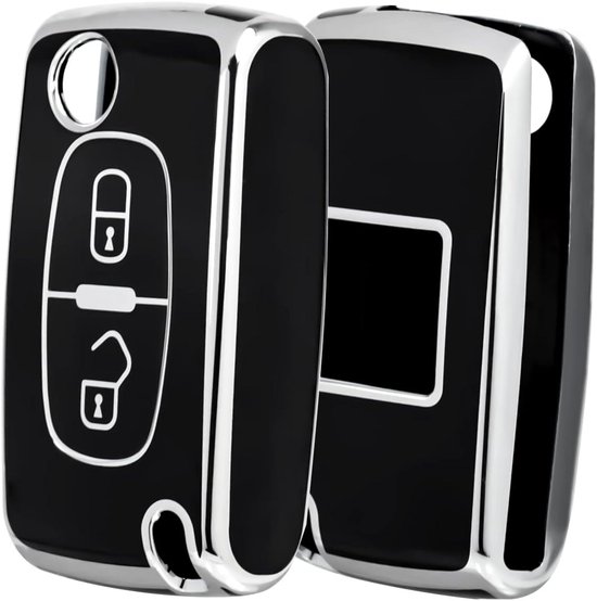 Porte-clés Ensemble de boîtiers TPU pour clés Citroën Peugeot C1 à 607 ...