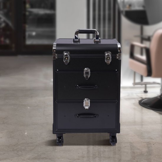 Make-up Koffer – Make-up Trolley – Cosmetica Opbergkoffer – Beauty ...