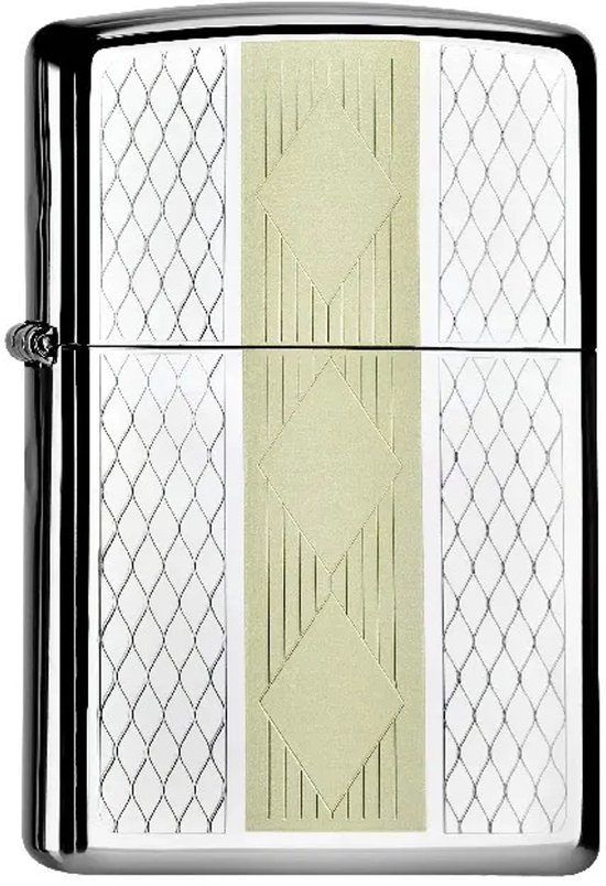Zippo aansteker Diamond Grill - Chrome high polished | bol