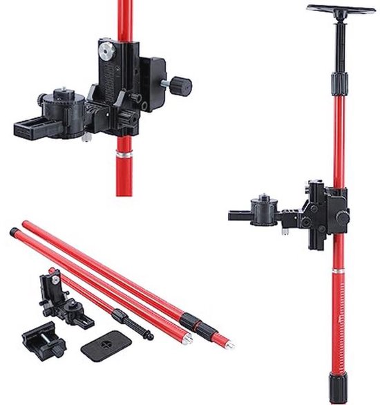 Laser Level Uitschuifbare Poles - Tot 4 Meter Hoogte voor Precisie ...