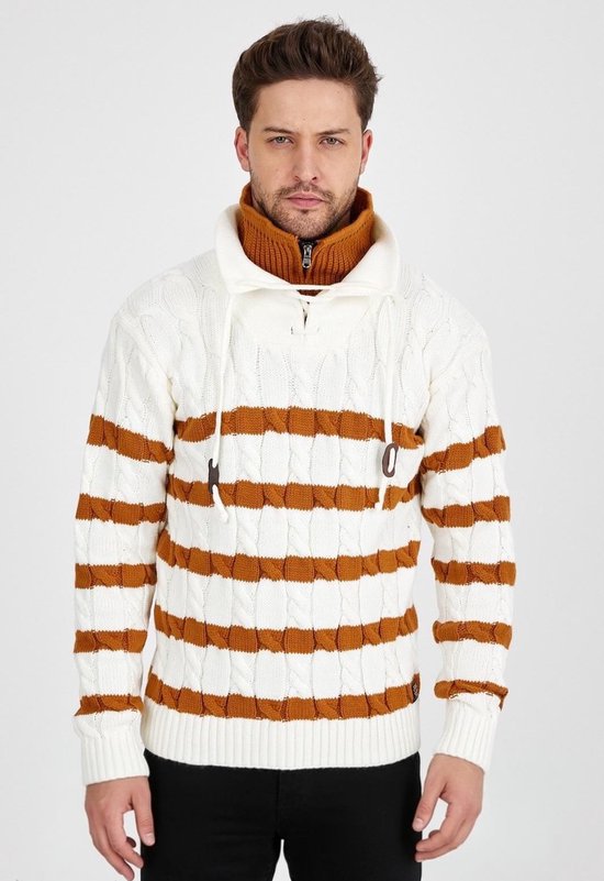 Club JU - Men’s Knitted High-Neck Sweater | bol