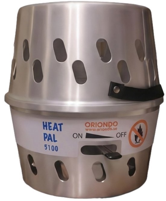Oriondo Heat Pal 5100 kachel op spiritus – mobiele kachel & kooktoestel ...