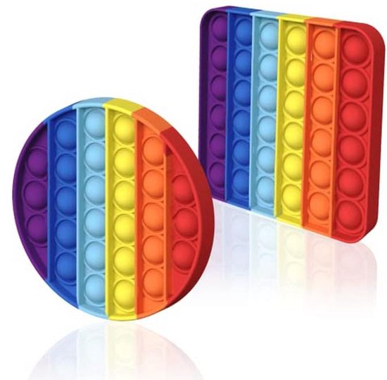 Poppit Pop Fidget Speelgoed Set - 2 Stuks Antistress Fidget Toys voor ...