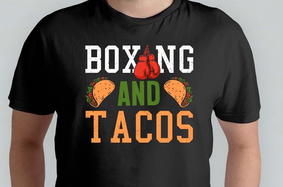 Boxing Tacos Vintage Boxing - T Shirt - Boxing - BoxerLife ...