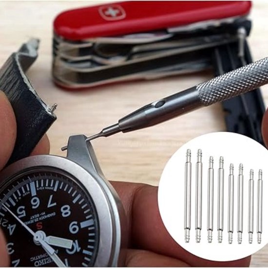 Vitdipy - 8 stuks(4 maten) - Pinnetjes voor je Horloge ...