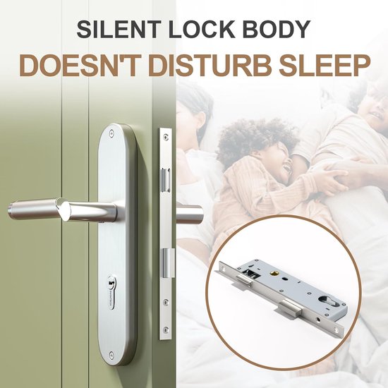 Candala Roestvrij Staal 9240 Mortice Lock, 92MM Center 40MM Backset ...