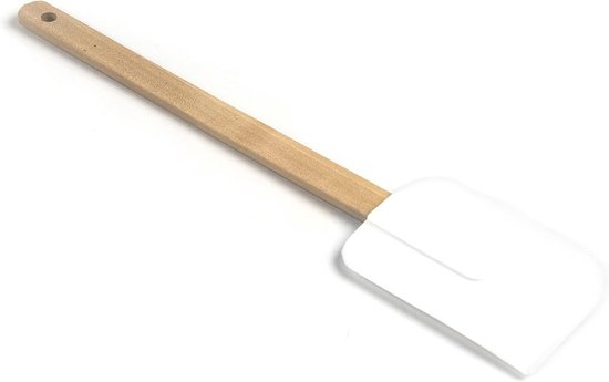 Trekker met zacht houten handvat - beige - 27,5 cm | bol