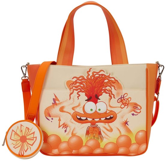 Disney Pixar Loungefly Crossbody Bag met Coin Bag Inside Out 2 Anxiety ...