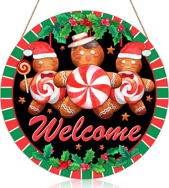 Decoratieve Peperkoek Krans voor Kerst en Voordeur Versiering | bol