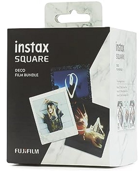 Deco Bundle voor SQUARE Film - 3x10 Foto's in Star Illumination, Wit ...