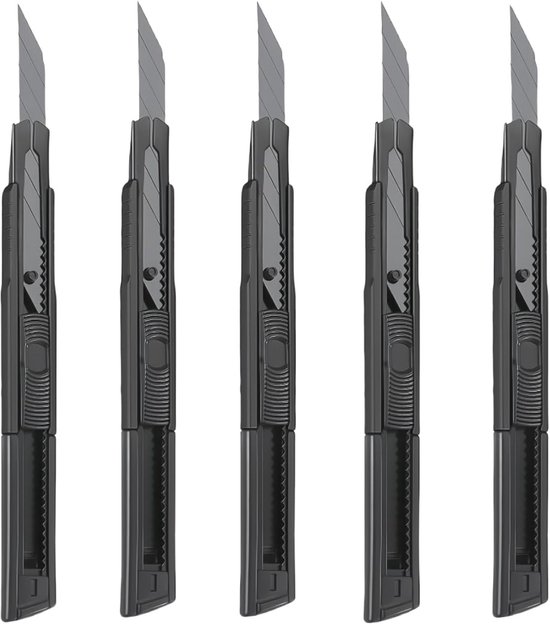 5-delige Cuttermes Set - Professionele Papiersnijder voor Papier en ...