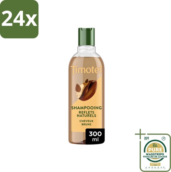 Timotei - Shampoo - Intens Bruin - 300 ml - Voordeelverpakking - 24 ...