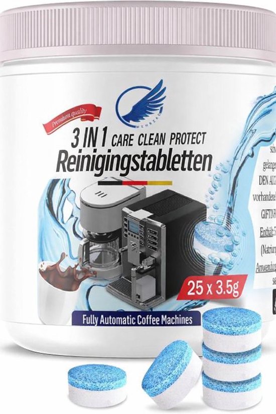 Reinigings tabletten koffiemachine - 25 stuks - Universeel – Geschikt ...