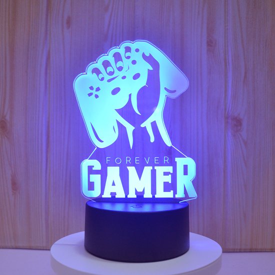 Samstyle Game LED lamp - 3D Game Light met afstandsbediening - 16 ...