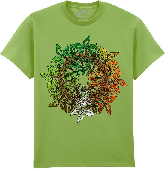 Seasonal Celtic Tree Knot The Coloured House T-shirt M | bol