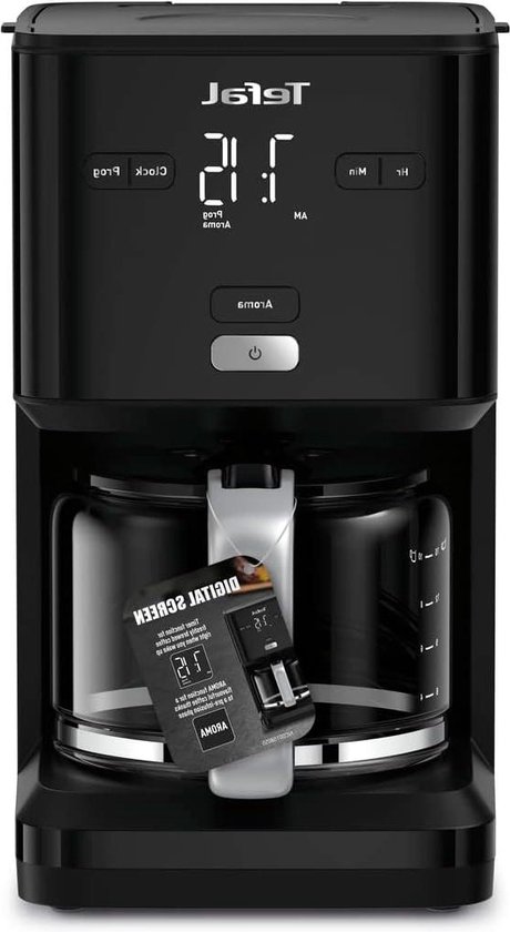 Koffiezetapparaat CM6008 Filter - Programmeer Automatische Start - Warmhoudfunctie - Zwart | bol