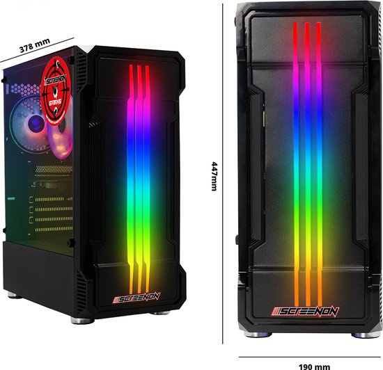 ScreenON - Game PC - Intel Core i3 - 240Gb SSD - Game Computer | bol